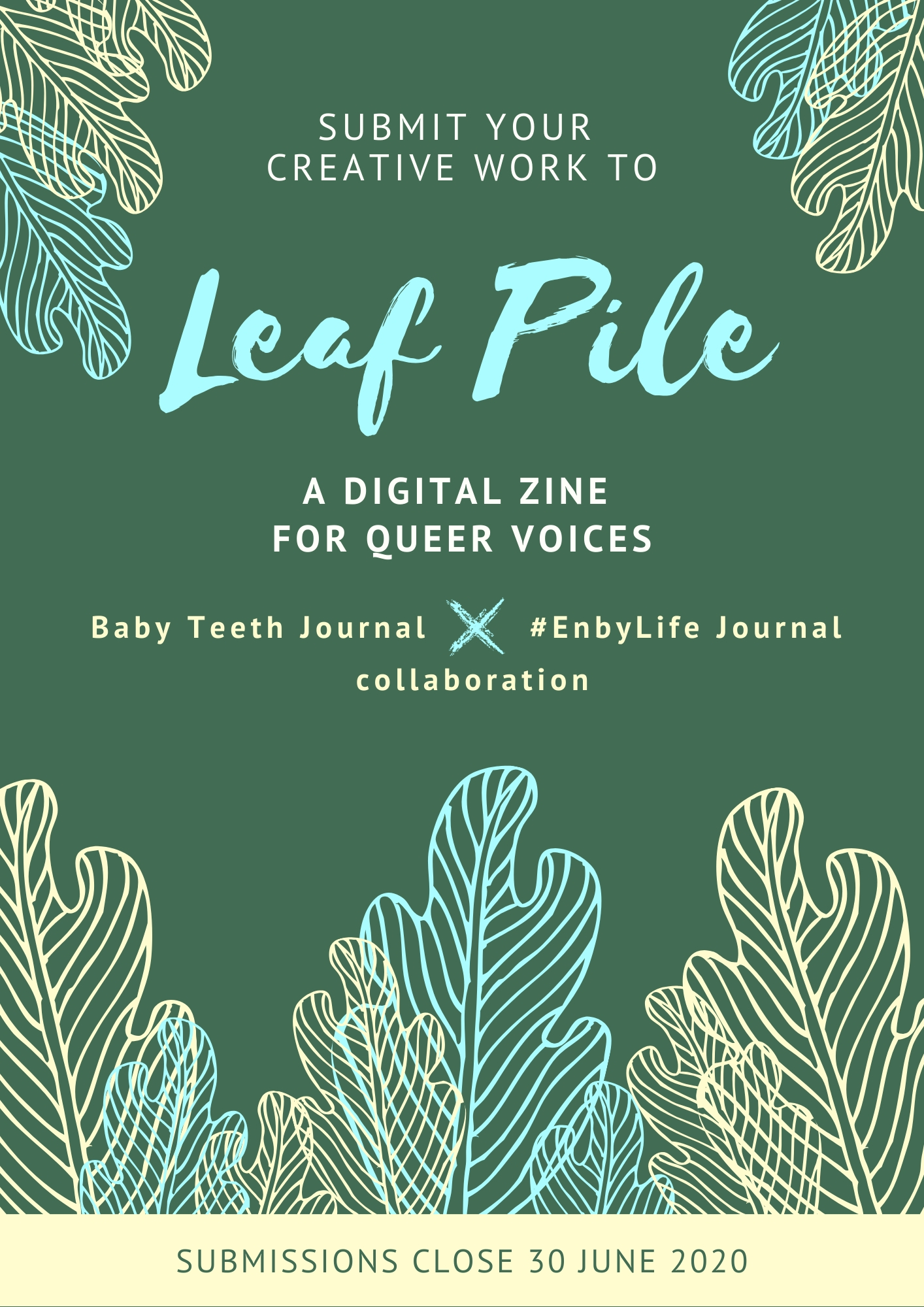 Leaf Pile Zine – #EnbyLife
